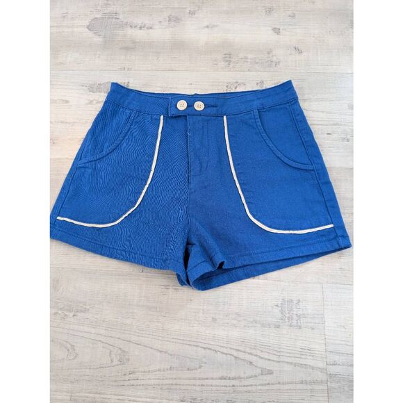 Modcloth | Shorts | Modcloth Retro Pinup Shorts Womens 2 Royal Blue ...